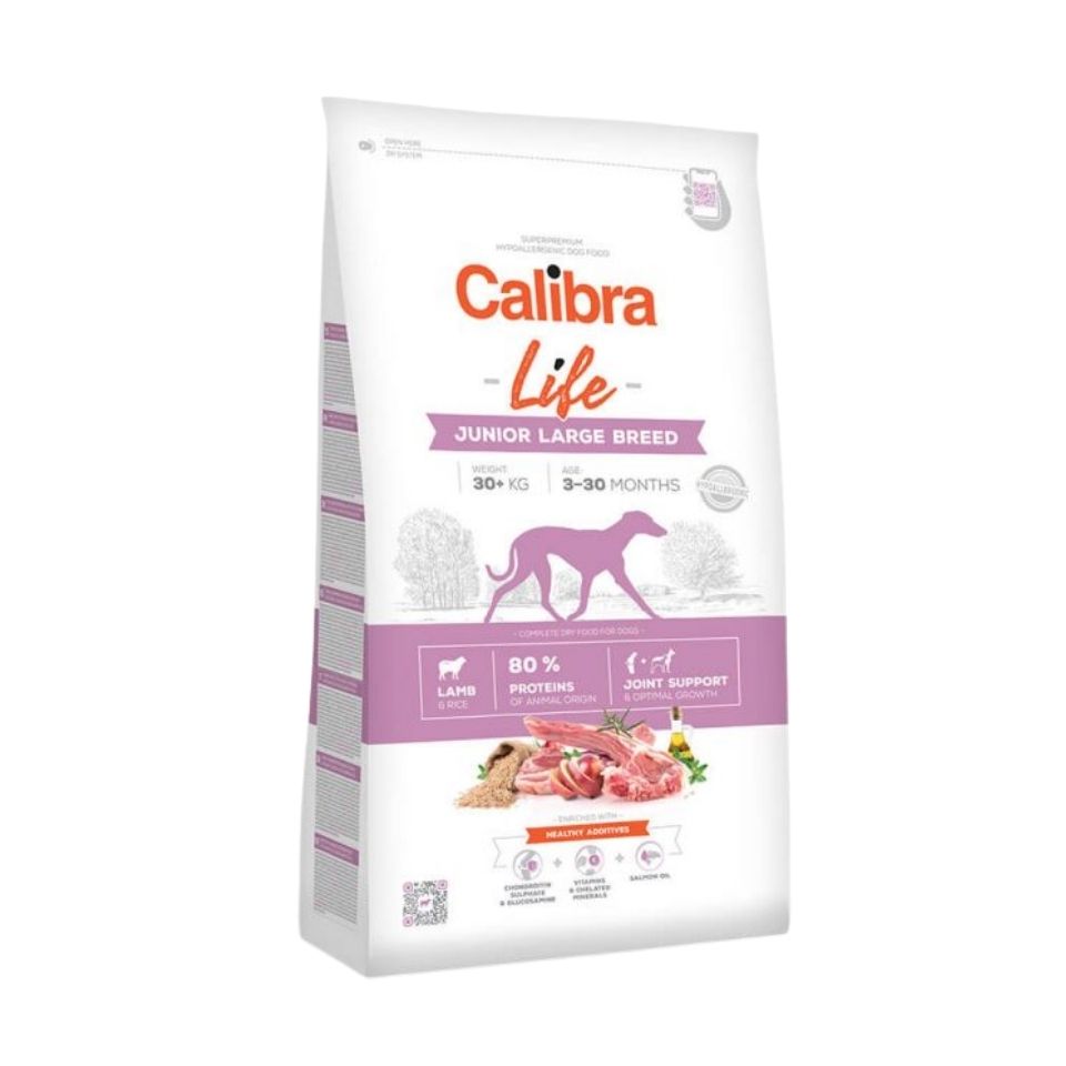 CALIBRA Dog Life Junior Large Breed Lamb 12 kg | FERA.HU