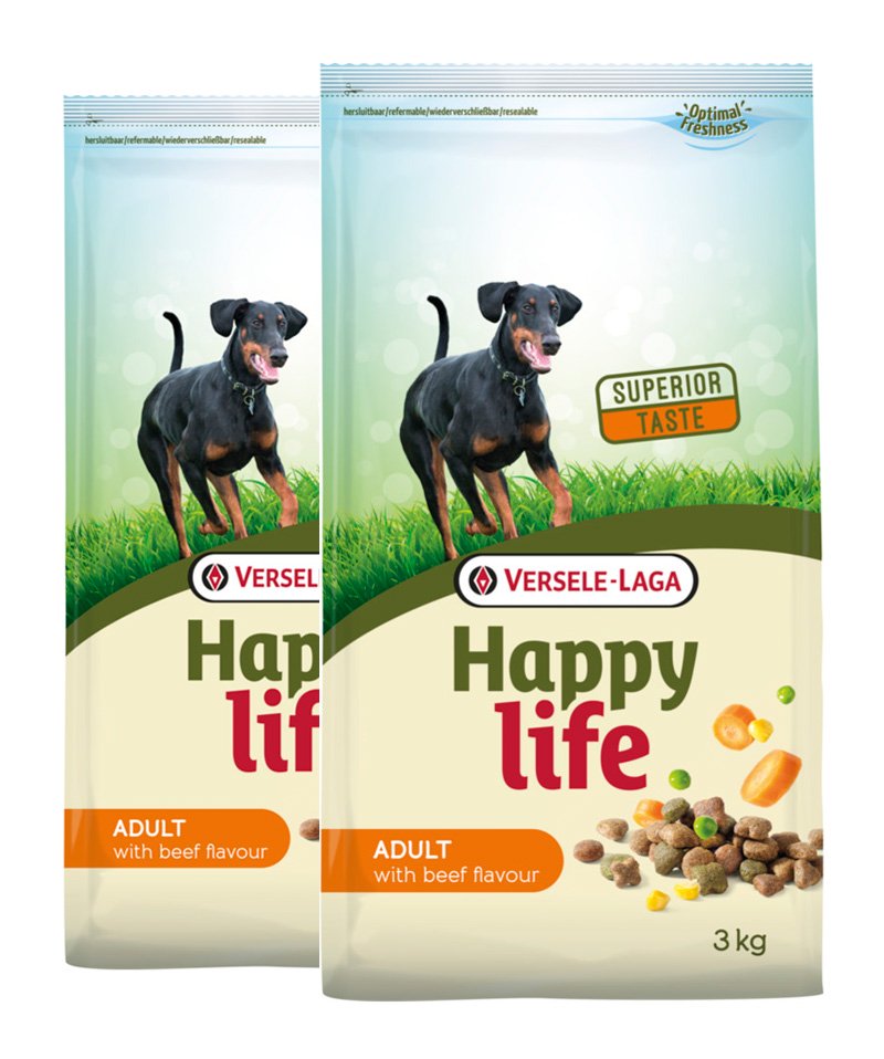 VERSELE-LAGA Happy life adult beef 30 kg (2 x 15 kg) | FERA.HU