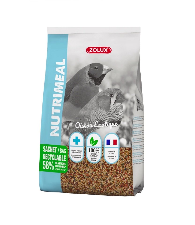 ZOLUX NUTRIMEAL 3 mix egzotikus madaraknak 2,5kg | FERA.HU