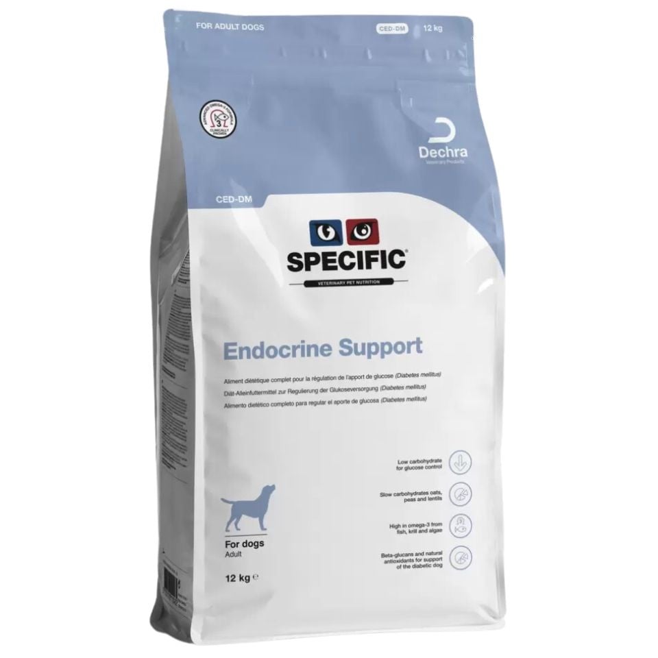 SPECIFIC Dog CED-DM Endocrine Support 12 kg diabetikus kutyaeledel ...