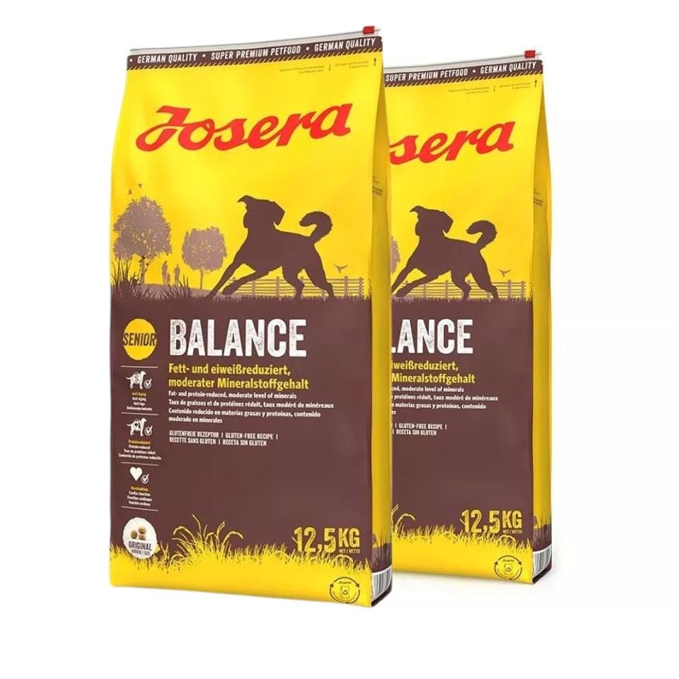 JOSERA Balance 2 x 12,5kg idősebb vagy kevésbé aktív kutyák számára ...