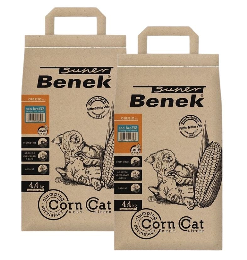BENEK Super Corn Cat Tengeri szellő 7 l x 2 (14 l) | FERA.HU