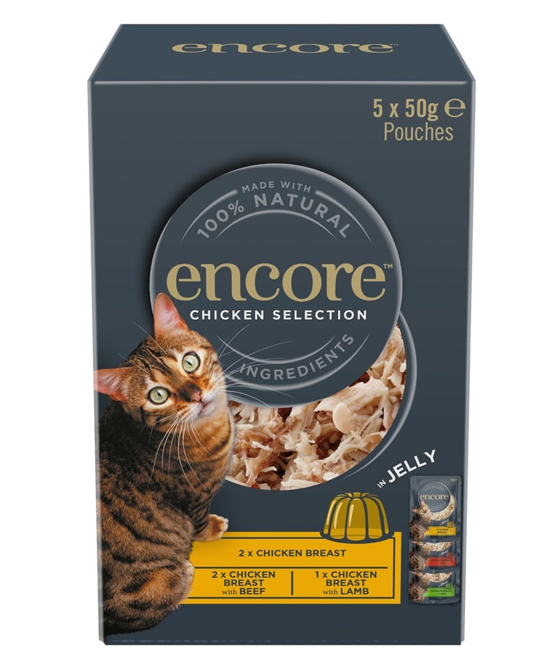 ENCORE Cat Chicken Selection in Jelly Multipak 5x50 g mix ízek ...