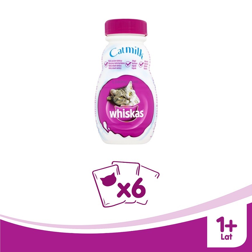 WHISKAS Tej 200 ml x6 :: Macska :: Macskaeledel és csemege ...