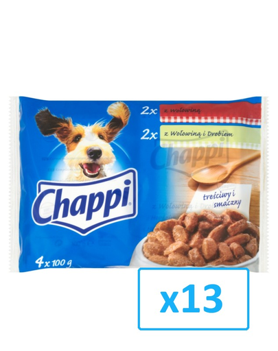 CHAPPI marhahús és szárnyas 4 x 01 kg x13 | FERA.HU