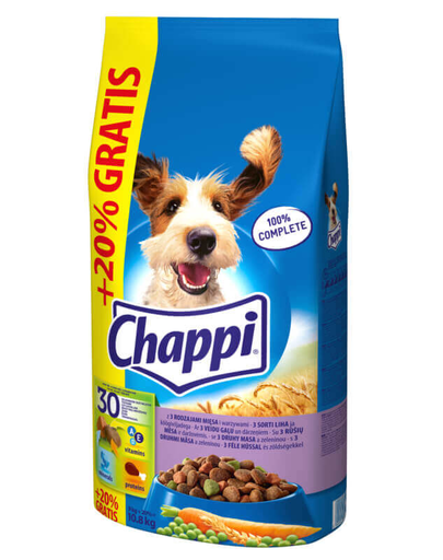 CHAPPI Három féle hússal 3 x 108kg | FERA.HU